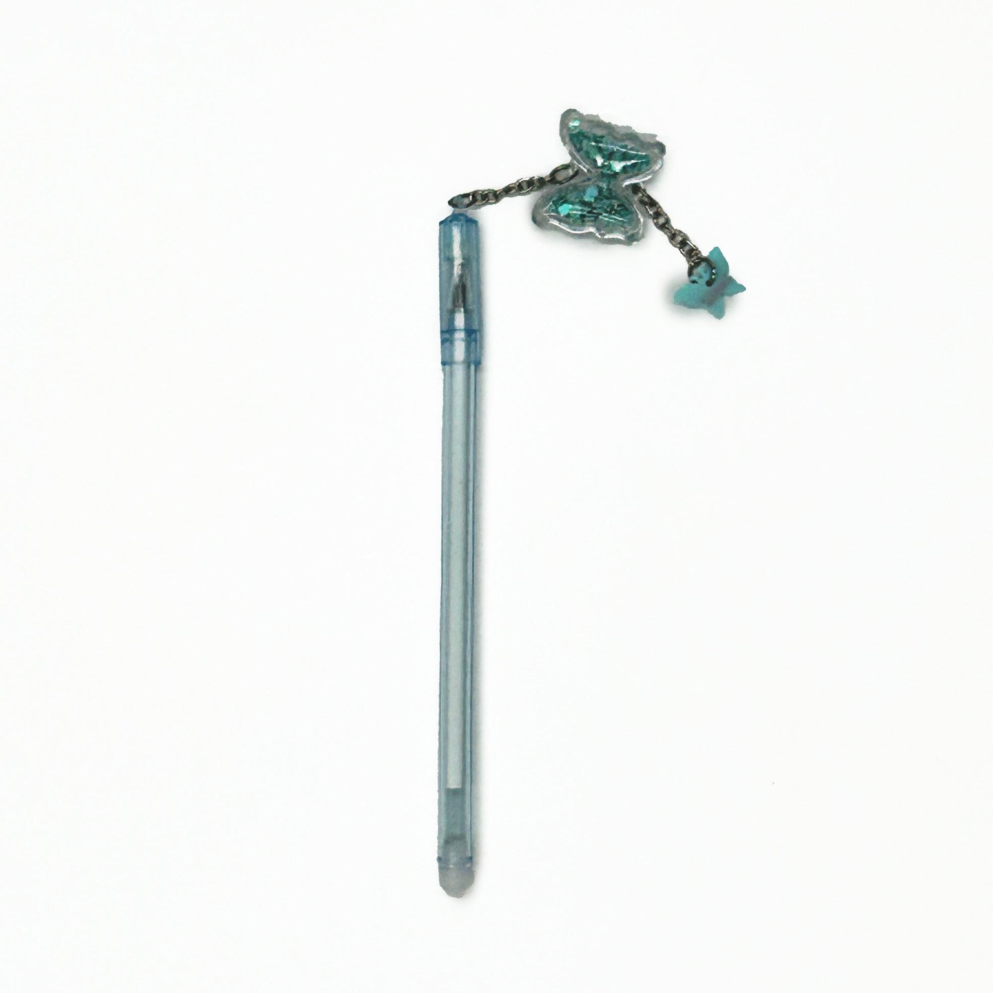 Blue Butterfly Top Pen