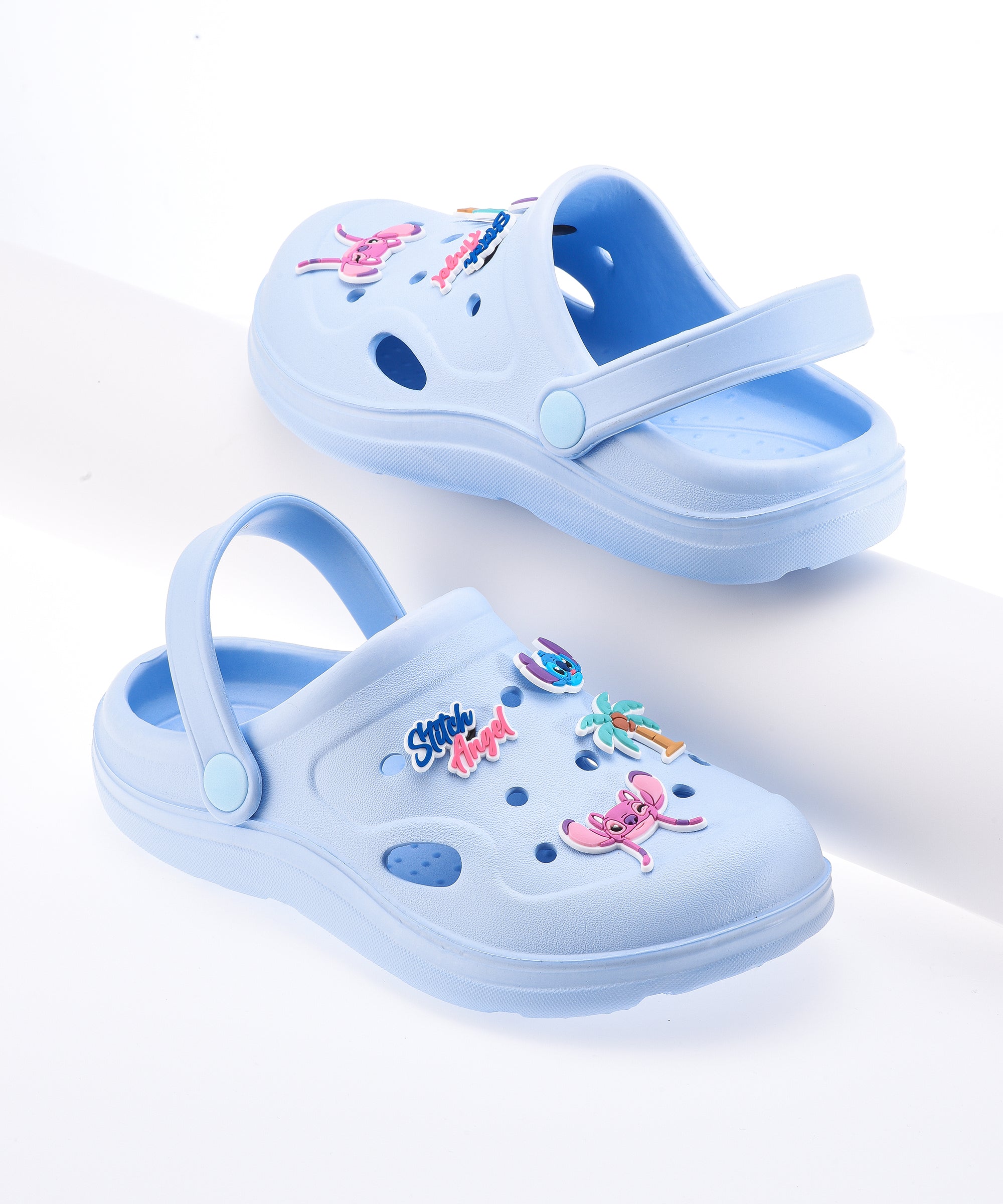 Comic Kicks by Urban Haul Stitch Clogs For Girls